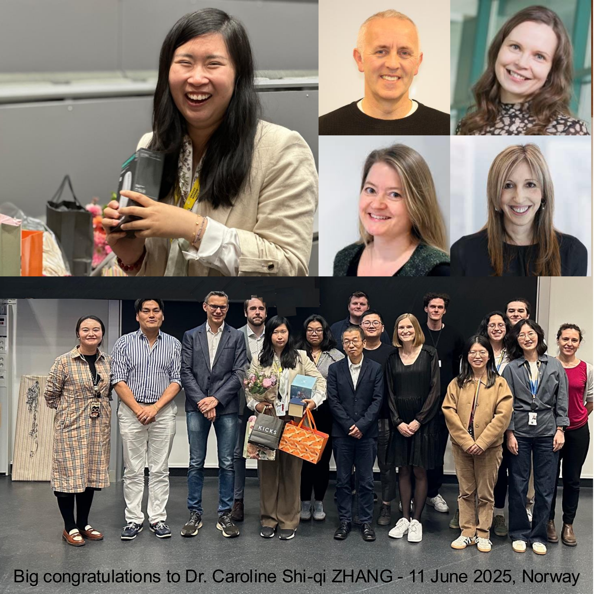Big congratulations to the fresh Dr. Caroline Shi-Qi ZHANG – Evandro ...